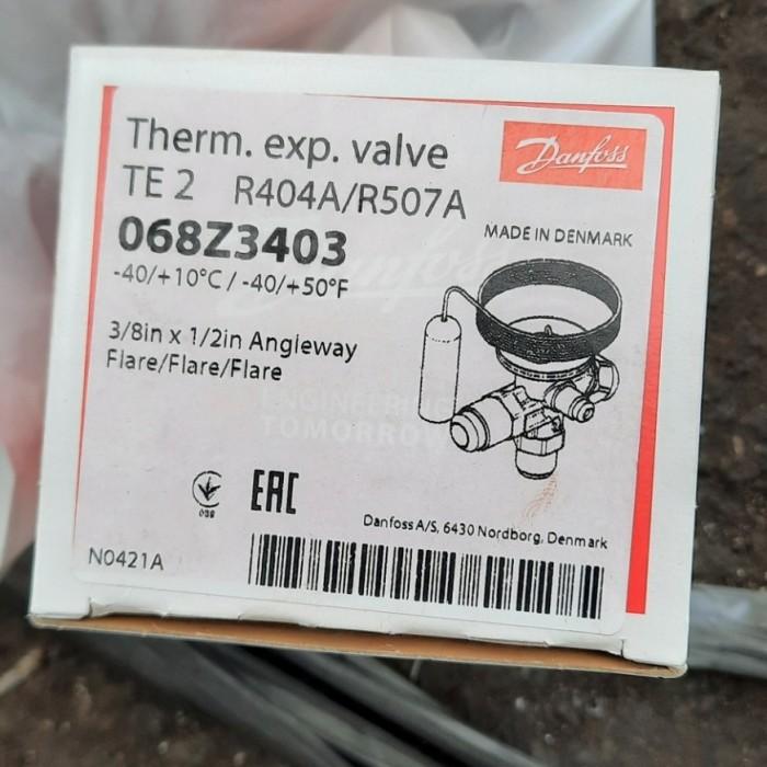 Jual Thermal Expansi Valve Danfoss TE 2 068Z3403 TE2 R404A R507 Best ...