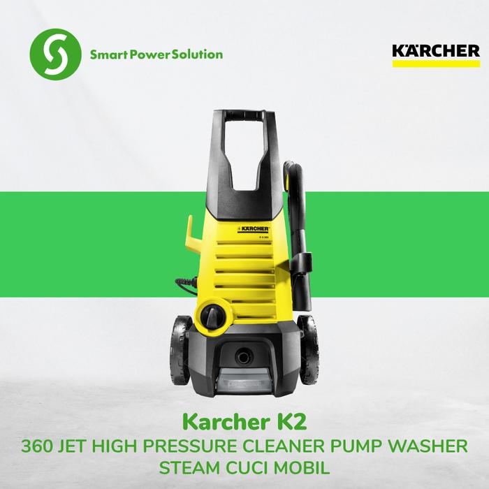 Promo Karcher K2 360 Jet High Pressure Cleaner Pump Washer Steam Cuci Mobil Cicil 0% 3x ...