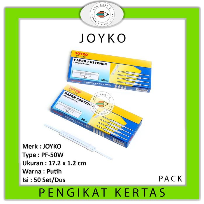 Jual Paper Fastener - Joyko - PF-50W (Acco) Termurah! - Jakarta Utara ...
