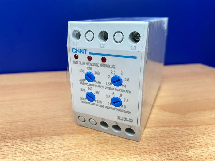 Jual Phase Failure Relay n Sequence Protector Chint XJ3-D 380-460V ...