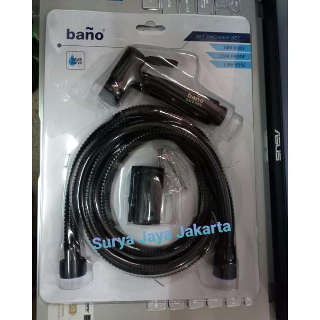 Jual BANO hitam sus 304 Jet shower shower stainless ORIGINAL toilet ...