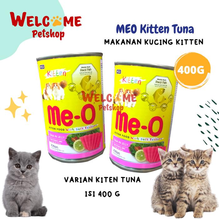 Jual Meo 400g Kitten Anak Kucing Tuna Kaleng Wet Food Makanan Pakan ...