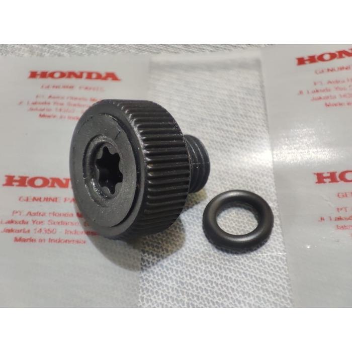 Jual Baut Pembuangan radiator Bolt Drain seal ring Honda Vario 125 150 ...