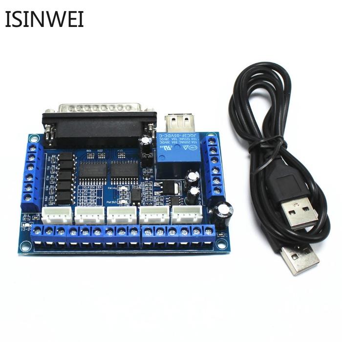 Jual Mach3 Controller Motor Driver Cnc 5 Axis Dengan Isolasi ...