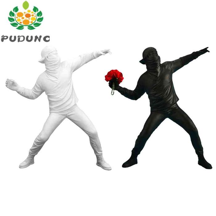 Jual Patung Kerajinan Patung Lempar Bunga Patung Modern Koleksi Dekor ...