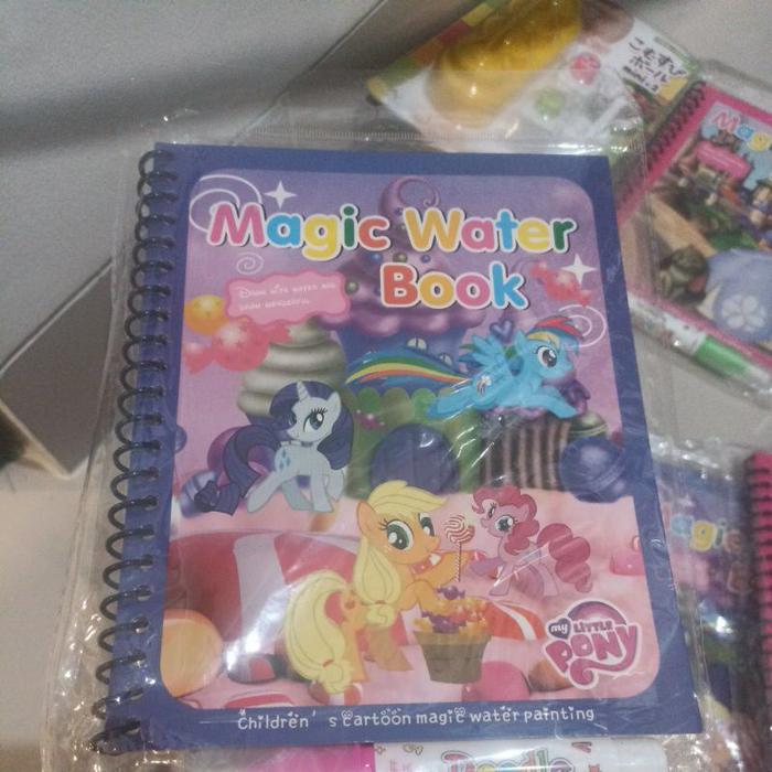 Jual Magic Water Book edukasi mewarnai buku mewarnai set belajar ...