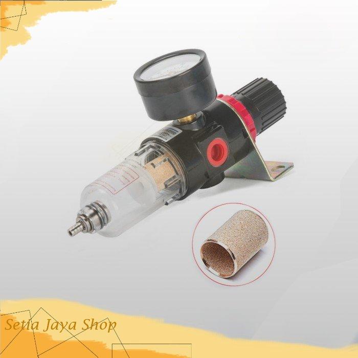 Jual Air Filter Regulator Kompresor Udara Control Tekanan 1/4 Inch 1 ...
