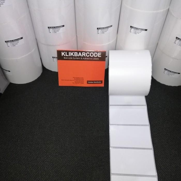 Jual KERTAS STICKER LABEL 70 x 40 x 1000 Lembar PRINTER BARCODE A ...