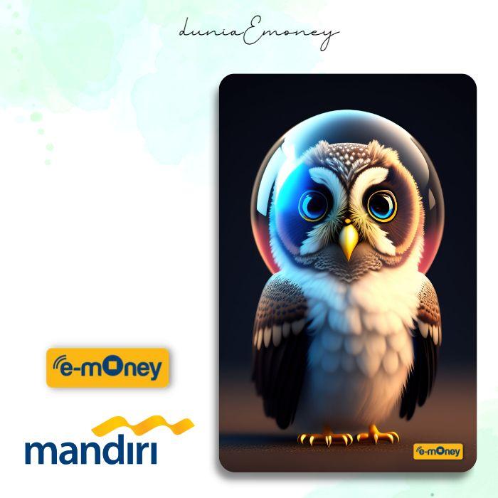 Jual Kartu Emoney Mandiri Flazz BCA Tema Desain Unik Menarik Owl - 472 ...