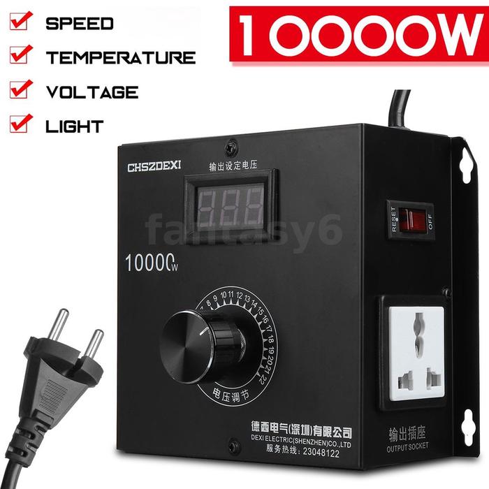 Jual Regulator Tegangan Listrik AC 220V SCR 10000W Untuk Industri ...