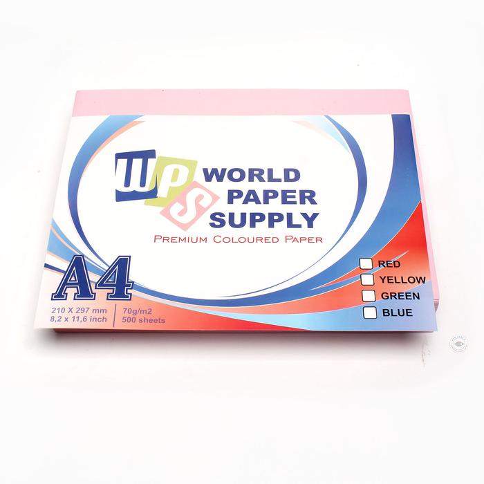 Jual WPS Kertas HVS A4 Warna 70gr - Merah Muda - Jakarta Utara ...