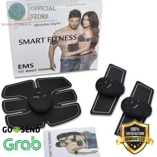 Jual alat pembakar lemak pembentuk otot perut sixpack EMS muscle abs ...
