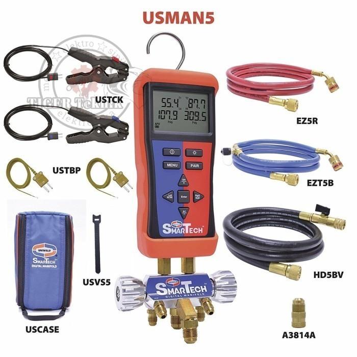 Jual Uniweld USMAN5 SmarTech Wireless Digital Manifold Bluetooth Supported - Kota Semarang - S A ...