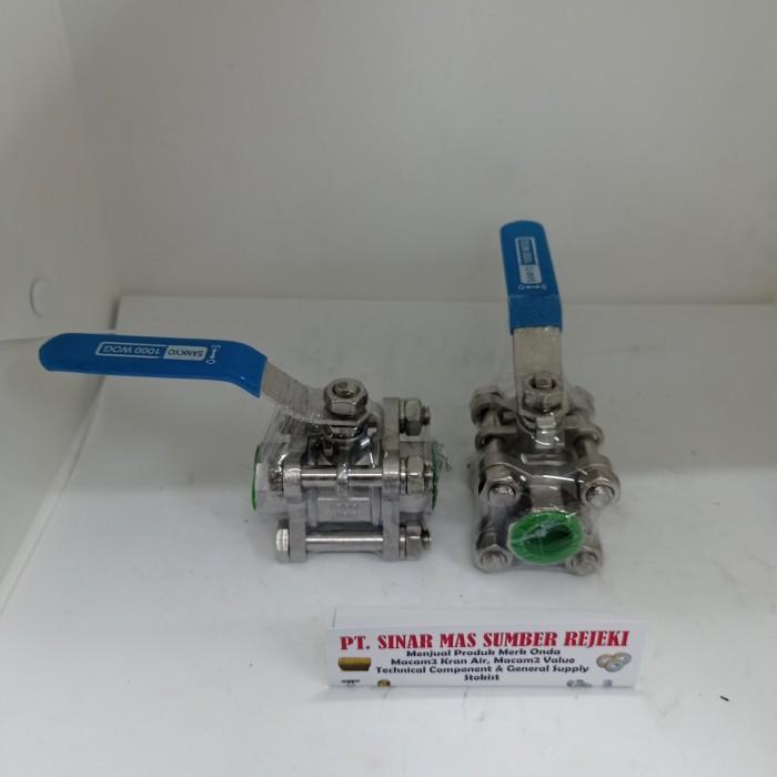 Jual BALL VALVE SANKYO 3PC STAINLESS SS 316 3 INCH - Kota Tangerang - sumber sukses mandiri jaya ...