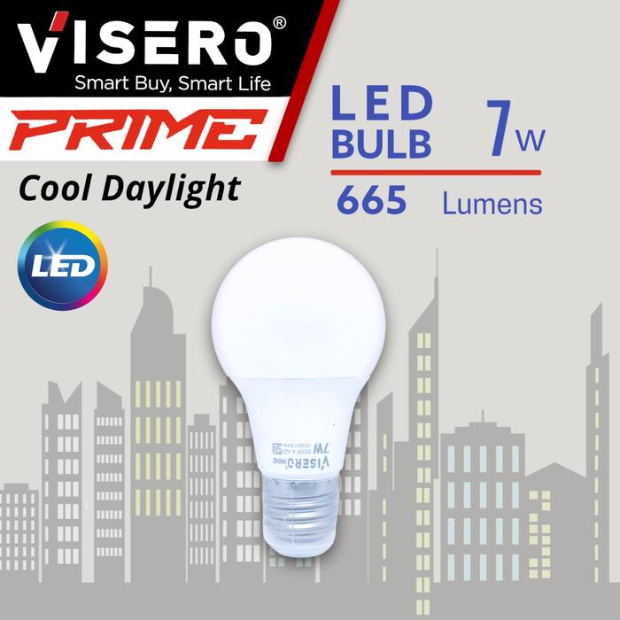 Jual Bohlam Lampu LED VISERO PRIME 5W 7W 9W 12W SNI Hemat Energi - 7 Watt - Kota Semarang ...