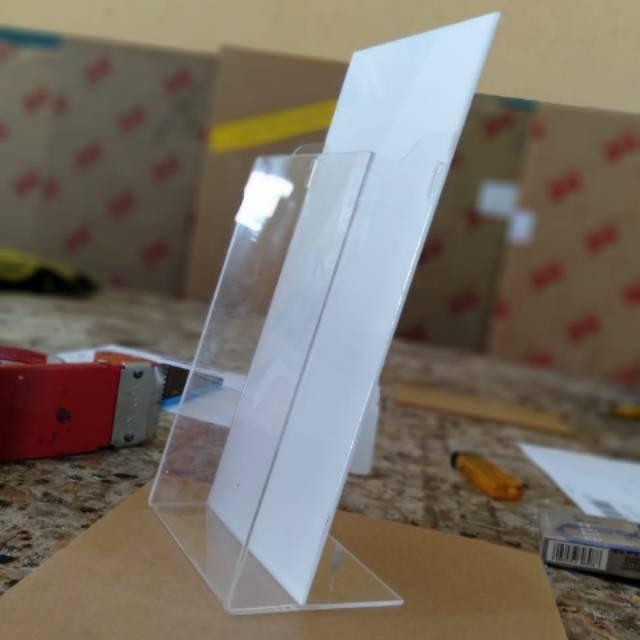 Jual display brosur stand / akrilik brosur / acrylic display brosur ...
