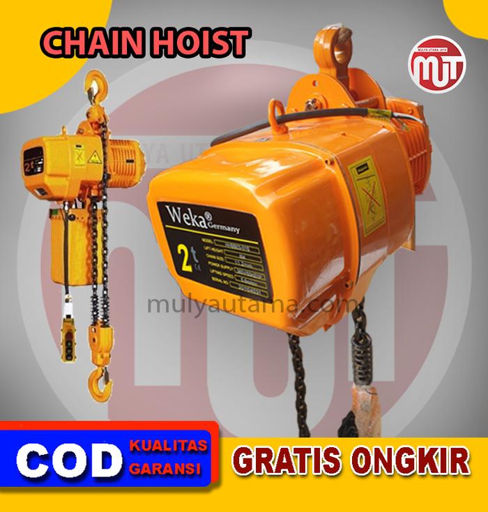 Jual TAKEL ELEKTRIK CHAIN Hoist 2 ton x 6 m NAGASAKI SANJIA WEKA 08f4 ...