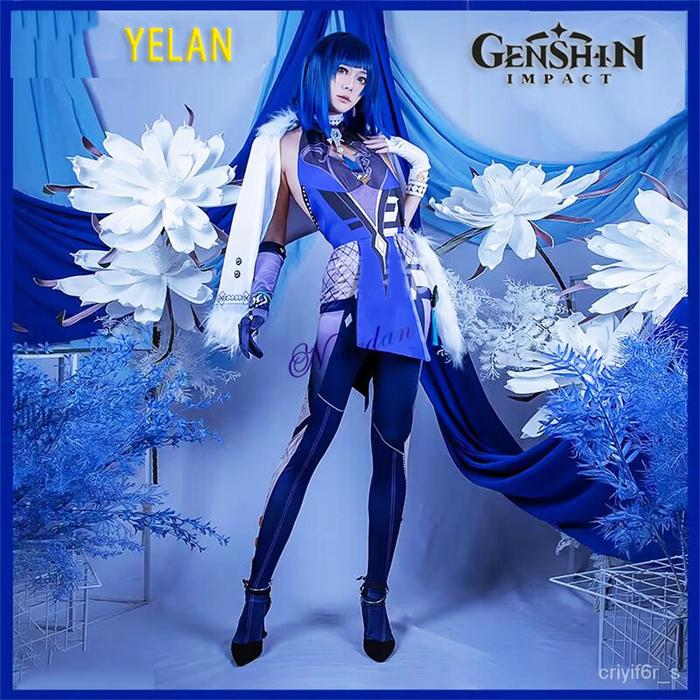 Jual Genshin Impact Cosplay Yelan Cosplay Costume Sexy Bunny Suit Anime ...