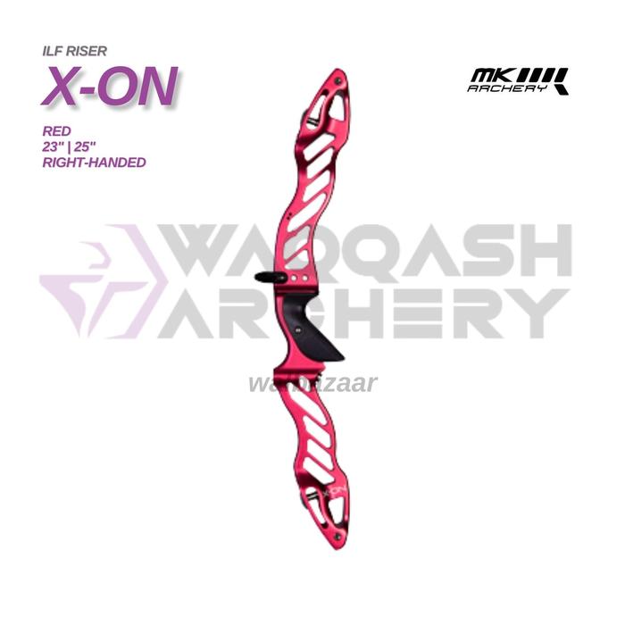 Jual MK ARCHERY X-ON 23" 25" ILF RISER Recurve Bow Original - Red, 25 ...