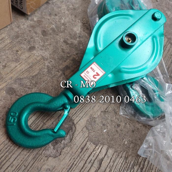 Jual Snatch Block 2 Ton Nagasaki Single Sheave Katrol - Kerekan Manual ...