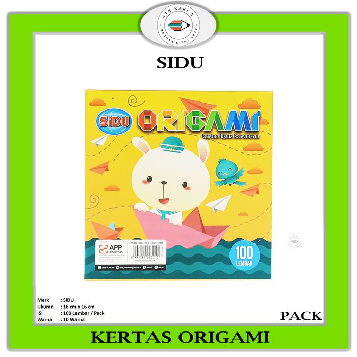 Jual Sidu Origami Paper 16x16cm ( isi 100lembar ) - Jakarta Utara - Atk ...