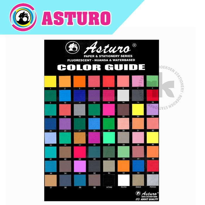 Jual Kertas Spotlight Asturo Biasa Varian No 26 Sampai dengan 49 (Putih ...