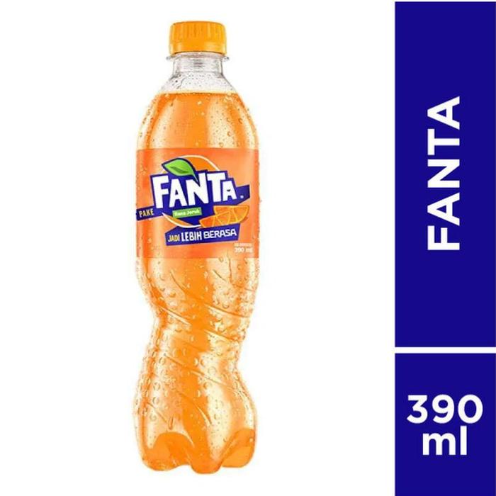 Promo Fanta Orange Vitamin C Minuman Soda Rasa Jeruk Botol 390 ml - Kab ...