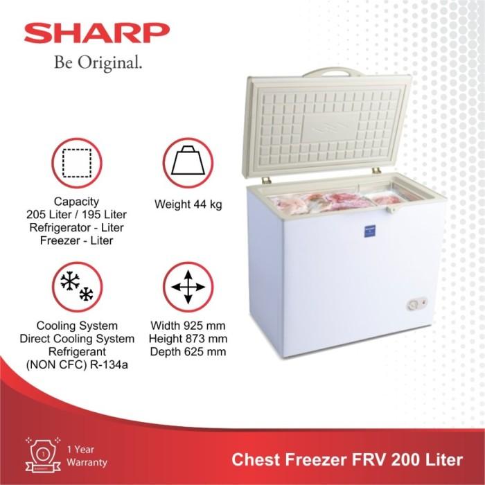 Jual SHARP CHEST FREEZER 200 LITER FRV200 (PALEMBANG) - Kota Palembang ...