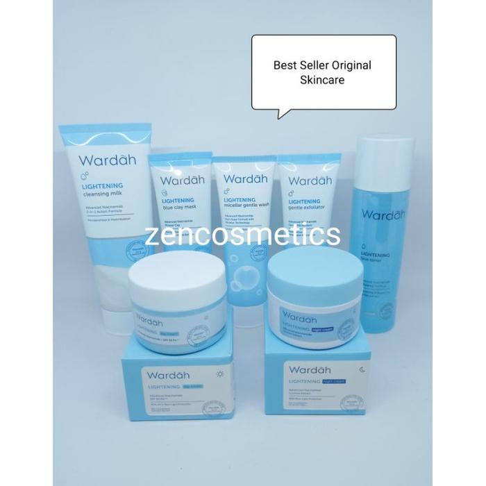 Jual New!! Wardah Paket Skincare Lightening series Wardah Original ...