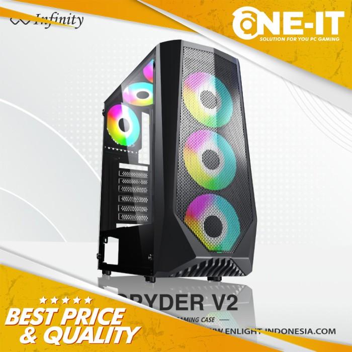 Jual Casing Enlight Infinity Spyder V2 ATX Gaming Case PC Komputer ...