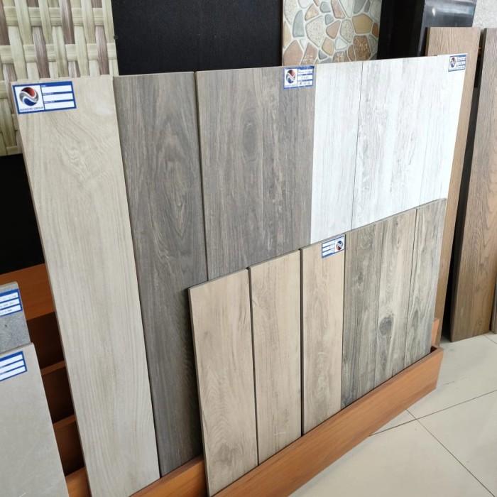 Jual keramik granit lantai dinding roman motif kayu 15x90 list plin granite - Kab. Bogor ...