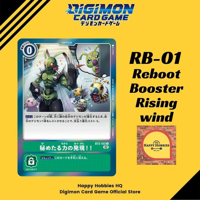 Jual Digimon RB1 Hidden Potential Discovered! BT3-103 Uncommon Reprint Foil - Kota Surabaya ...