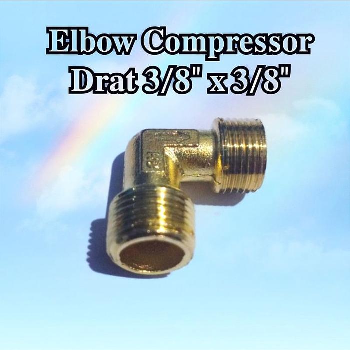 Jual Nepel sambungan L pipa compresor / fitting knee pipe compresor ...