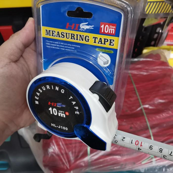 Jual meteran tarik otomatis 10 meter hi tech meteran tangan - Kota ...