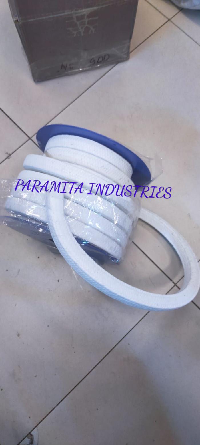 Jual GLAND PACKING TEFLON 20 MM x 20 MM ( PURE PTFE 3/4"" ) SEAL POMPA ...