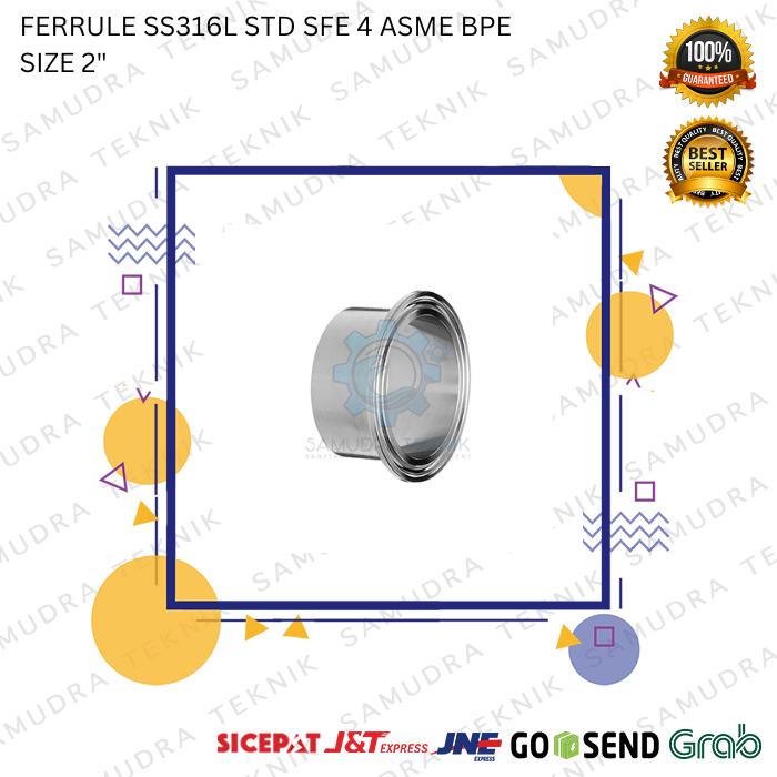 Jual Ferrule Sanitary Stainless SS316L SF4 STD ASME BPE 2 - Foodgrade ...