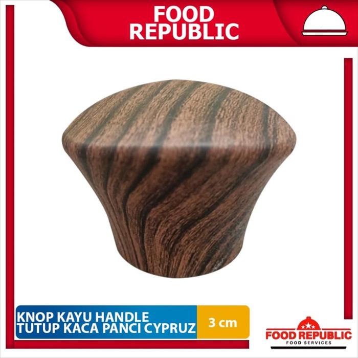 Jual Cypruz Knop Kayu Handle Tutup Panci Pegangan Knob Tutup Kaca Kenop ...