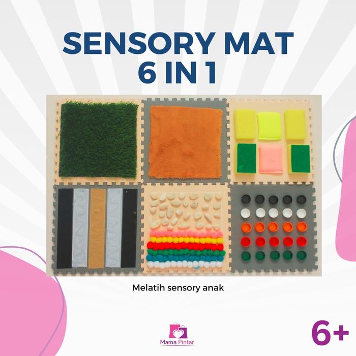 Jual Sensory Mat Mainan Montessori Anak Bayi 3 6 12 Bulan Playmat ...
