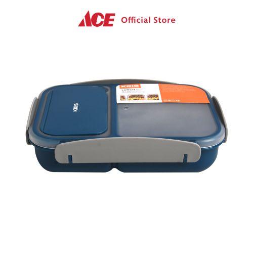 Jual Ace Kris 1.1 Ltr Kotak Makan 2 Sekat Dengan Sendok Garpu - Biru Muda Di Seller Shin Store ...