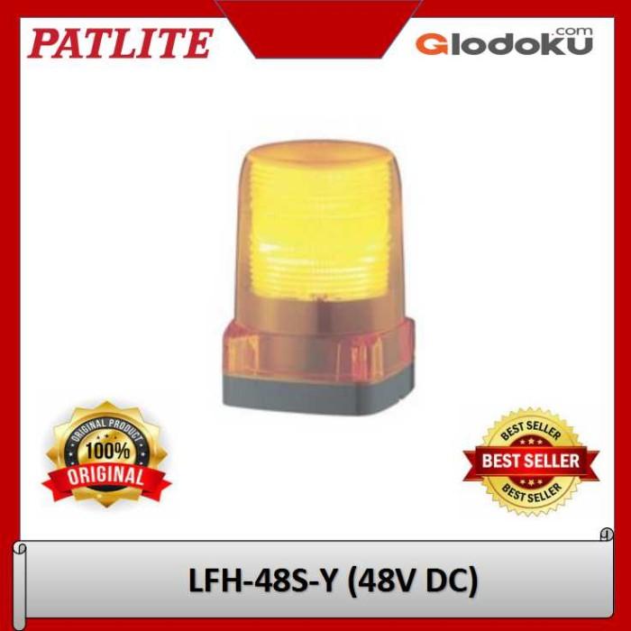 Jual PATLITE SIGNAL BEACONS LFH-48S-Y (48V DC), AMBER COLOR - Jakarta ...