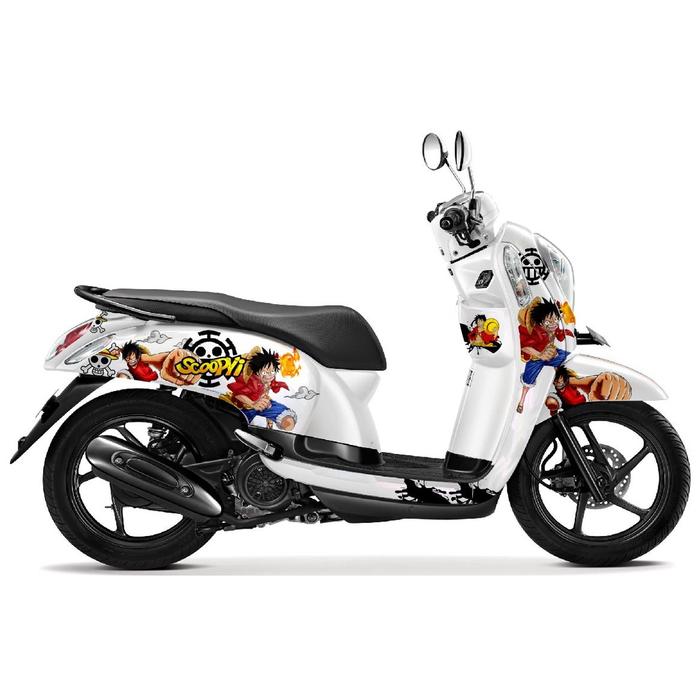 Jual Stiker Full Body Decal Scoopy 2012 - 2016 - One Piece - White ...