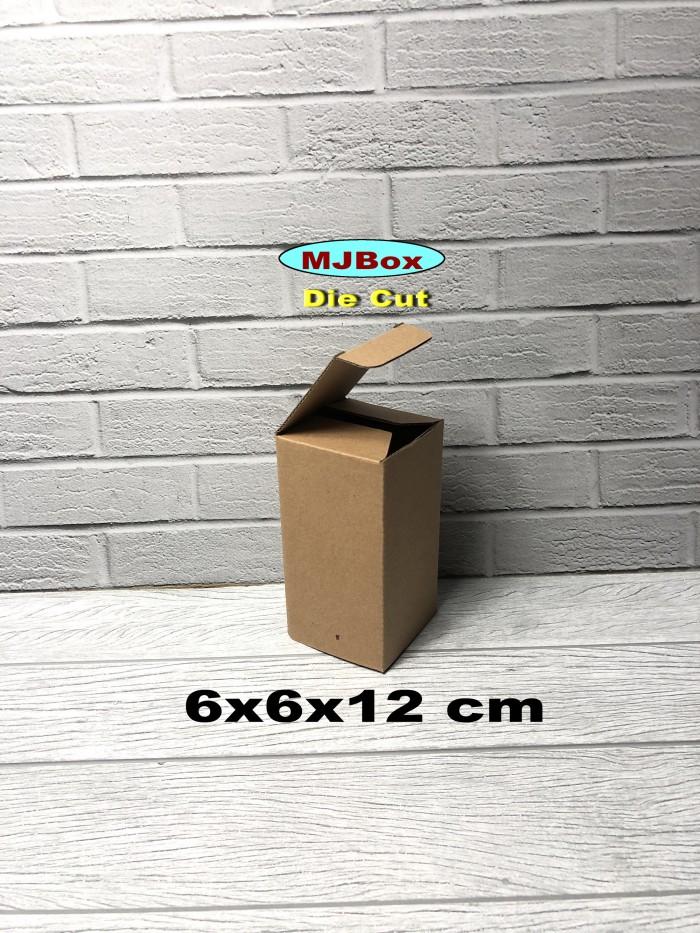 Jual kt kardus karton uk. 6x6x12 cm.........die cut kotak botol - Jakarta Barat - Master Kardus ...