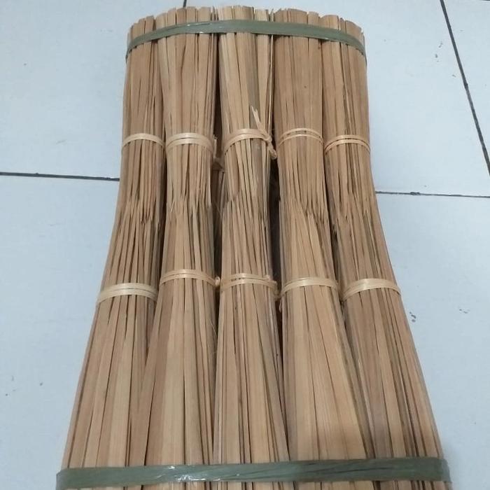Jual 1 Ikat Isi 30 S/d 35 Tusuk Sate Bulat/gepeng Bambu/tusukan Khas ...