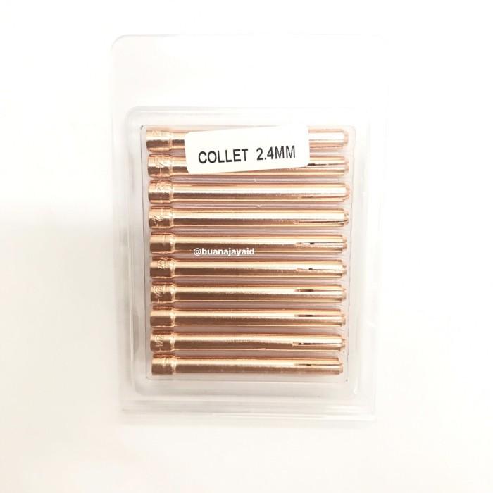 Jual Collet Argon Collet 2.4mm Tig Argon Alat Las Utk Torch Wp17 /18/26 ...