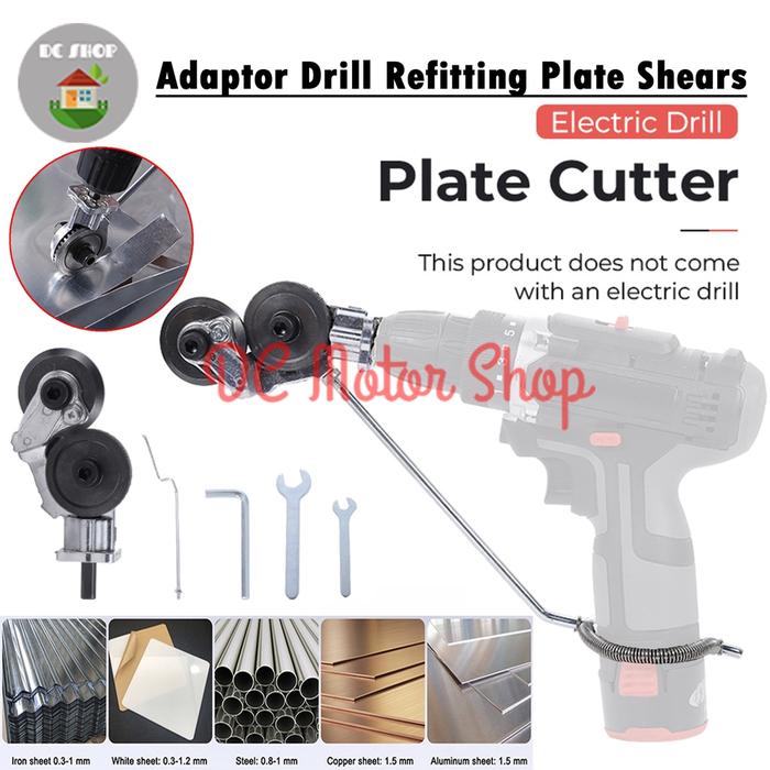 Jual Adapter / Adaptor Drill Refitting Shears Plate Cutter Alat Potong ...