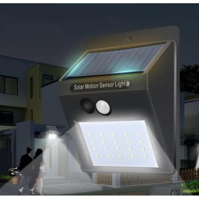 Jual Solar Cell Sensor Wall Light Lampu Taman Dinding Tenaga Surya 30 ...