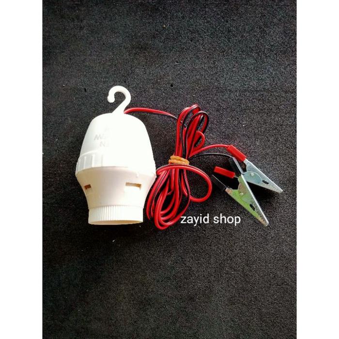 Jual FITING Lampu AKI E27 kabel 120cm cocok buat segala Ukuran Watt ...