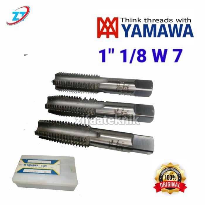 Jual HAND TAP SKS YAMAWA TAPS inchi 1 1/8 W7 3Pcs Original Made in Japan - Jakarta Pusat ...