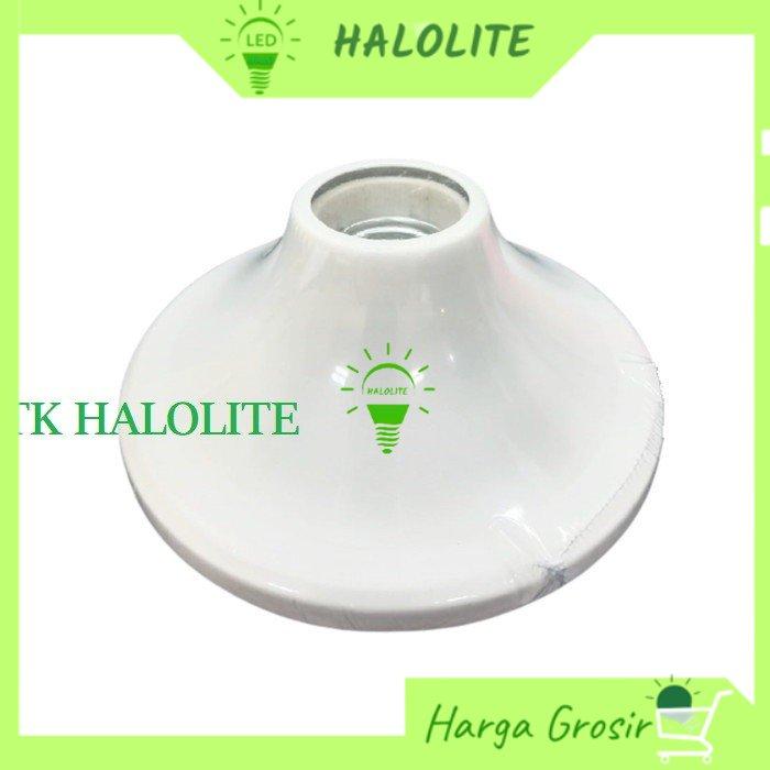 Jual Fitting Lampu Plafon Besi E27 Ceiling Lamp Bulat Keramik E27 ...