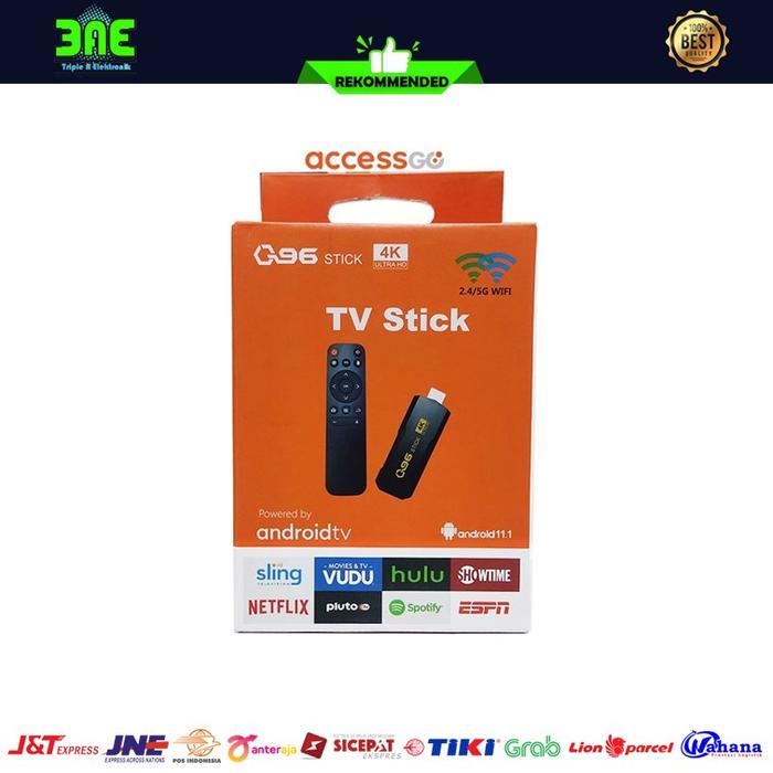 Jual AccessGo Prima Mini Android TV Mi Stick RAM 2GB ROM16GB 4K UHD ...